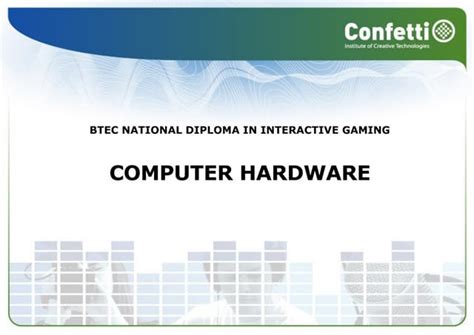 Computer Hardware Platforms And Technologies Ppt