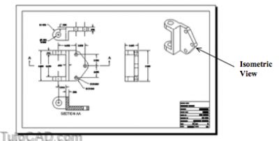 Generating Isometric Views For A D Drawing Tutorial AutoCAD