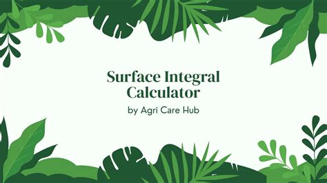 Surface Integral Calculator Quick And Precise Tool