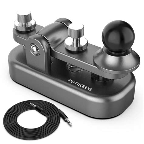 Putikeeg Morse Code Straight Key Morse Code Single Paddle Key