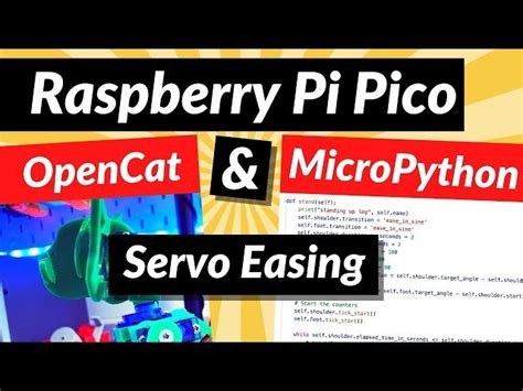 Free Video Raspberry Pi Pico Opencat And Micropython Servo Easing