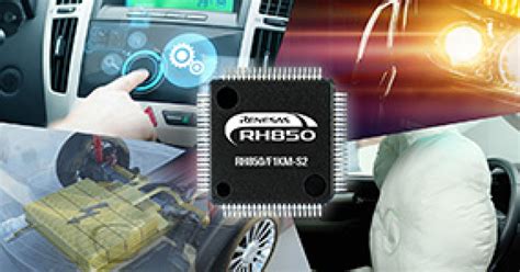 Expand Rh850f1x 32 Bit Mainstream Microcontroller Portfolio For