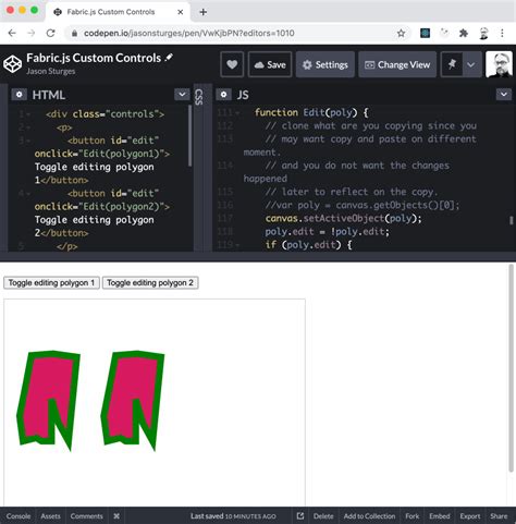 Custom Controls Polygon Demo Handler Scope · Issue 6718 · Fabricjs
