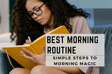 Best Morning Routine Simple Steps To Morning Magic