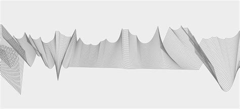 Abstract Black And White Flowing Dynamic Wave Line Pattern Design Background Stock Illustration