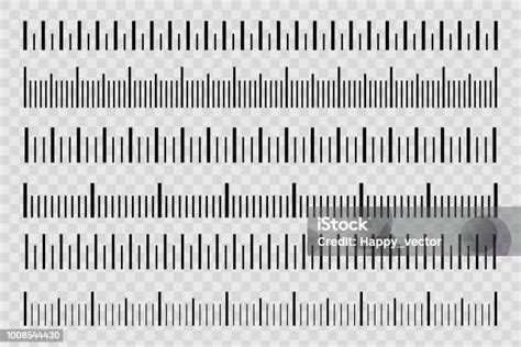 크기 표시기의 크리에이 티브 벡터 일러스트 레이 션에 고립 된 배경 설정 다른 단위로 거리 아트 디자인 가로 측정 규모 거리