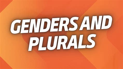 Gujarati Lesson 21 Gender And Pluralization Youtube