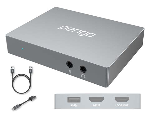 Pengo 4k Pass Through Hdmi Video Capture Card 1080p60fps Game