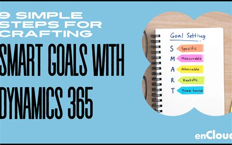 9 Easy Steps For Smart Goals In Dynamics 365 Encloud9 Microsoft Dynamics 365 Crm Consultants