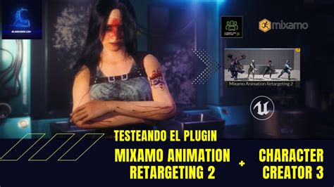 Character Creator 3 Mixamo Animation Retarget V2 Unreal 5 Youtube