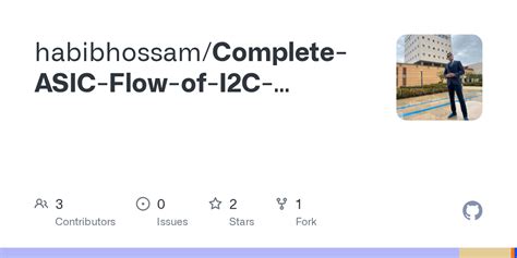 Github Habibhossam Complete Asic Flow Of I2c Communication Protocol