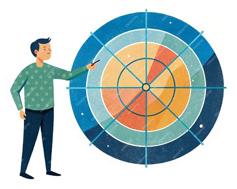 Premium Photo A Man Pointing To The Radar Chart Visualization