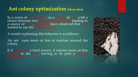 Ant Colony Optimizationaco Swarm Intelligencepptx Ppt