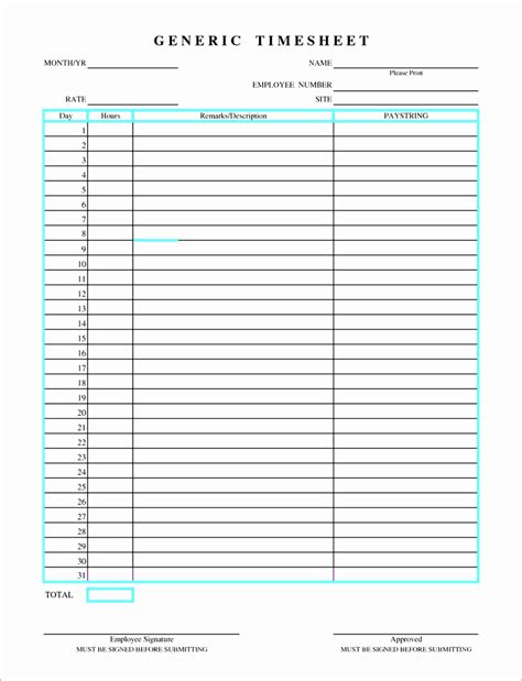 Timesheet Excel Template Excel Templates Excel Templates Images And Photos Finder