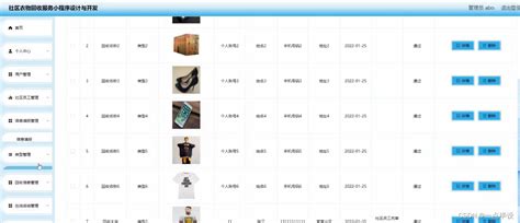 【毕业设计】java基于微信小程序的社区旧衣物品回收系统 社区旧衣物回收系统 csdn博客