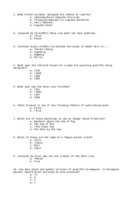 Cs303 Data Visualization Fall 2020 2 What French Sculptor Designed