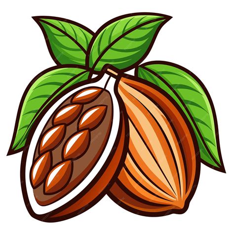 Cocoa Beans Clipart Vector Art And Illustration Premium Ai Generated Vector