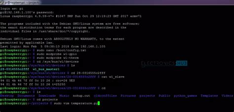 Raspberry Pi Ds18b20 Tutorial Basic Interface Web Iot Based Monitor
