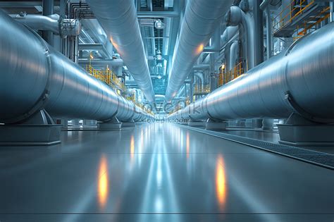 수소 에너지 저장 공장의 내부 파이프 라인