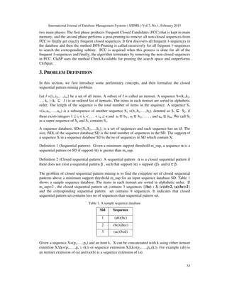 Mining Closed Sequential Patterns In Large Sequence Databases PDF