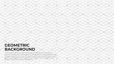 Premium Vector Abstract Geometric Shape Line Pattern Background