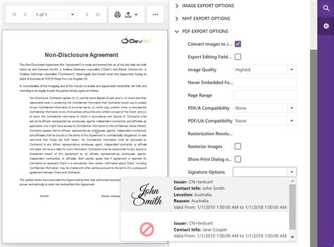 Devexpress Reports For Web And Office File Api — Sign Pdf Documents V231
