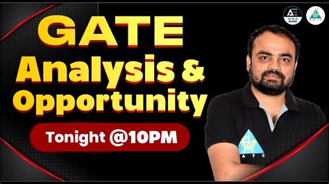 Gate Analysis And Opportunity Ajay Das Computerscience Datascience Youtube