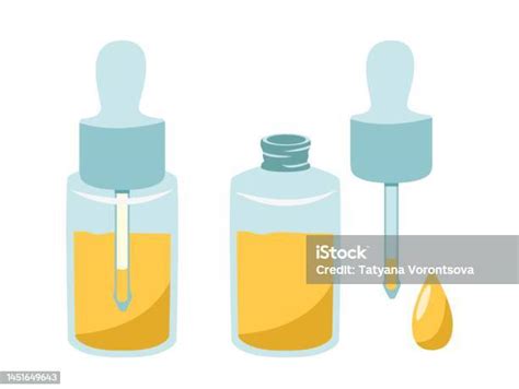 흰색 배경에 격리된 뚜껑과 피펫이 있는 매니큐어 큐티클 오일 유리병의 화장품 세트 에센셜 오일에 대한 스톡 벡터 아트 및 기타 이미지 에센셜 오일 손톱 유리 재료