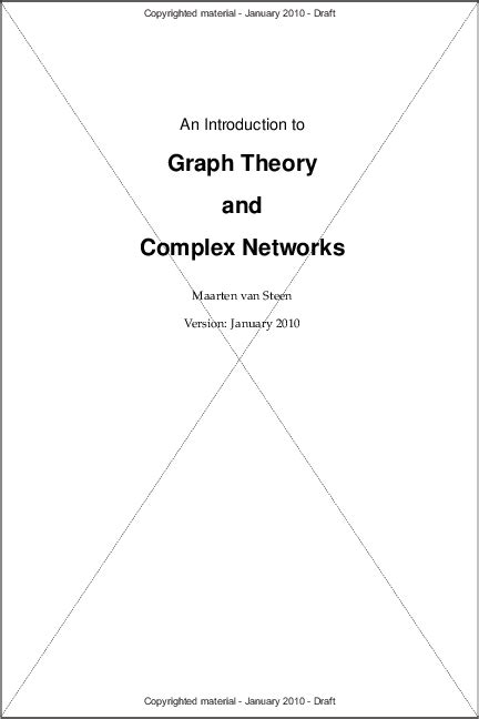 Pdf Graph Theory And Complex Networks