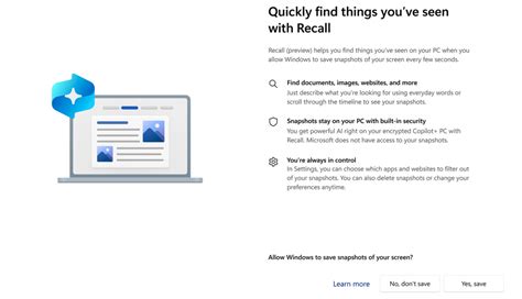Microsoft Makes Windows Recall Opt In Secures Data With Windows Hello