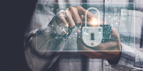 Businessman Showing Data Access Protection With Key Icon Protecting Data From Theft Secure Login