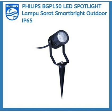 Jual Lampu Sorot Led Outdoor Philips BGP150 8w 8 Watt Lampu Sorot Taman Led 8w Tancap Led Taman