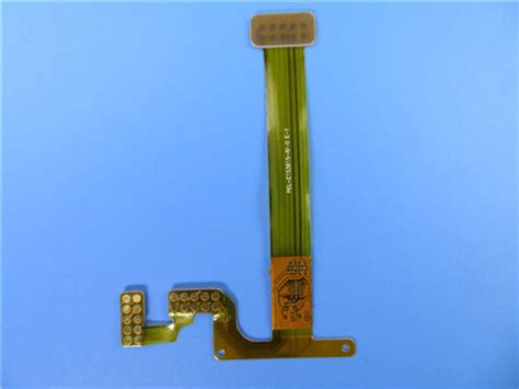 Multilayer Flexible Printed Circuit 4 Layer Fpc On Polyimide With Fr4