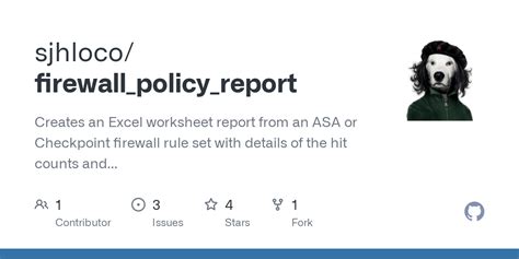 Github Sjhloco Firewall Policy Report Creates An Excel Worksheet