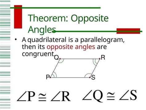 The Five Properties Of Parallelogram Pptx