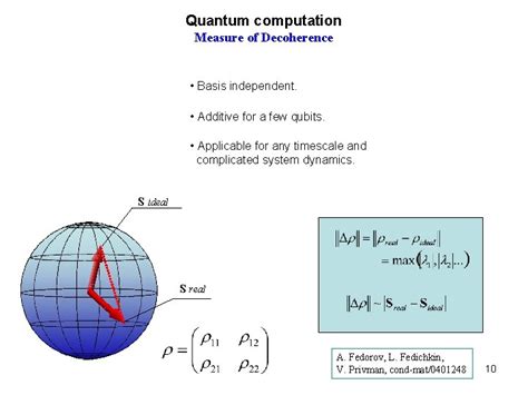 Quantum Computing And Qubit Decoherence Semion Saikin Nsf