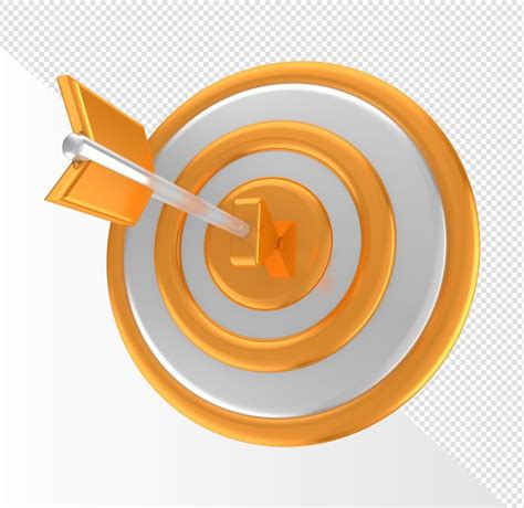 3d 만화는 Ui Ux 웹 모바일 앱 광고 디자인을 위한 파란색 다트판 히트 대상 목표 아이콘을 렌더링합니다 프리미엄 Psd 파일