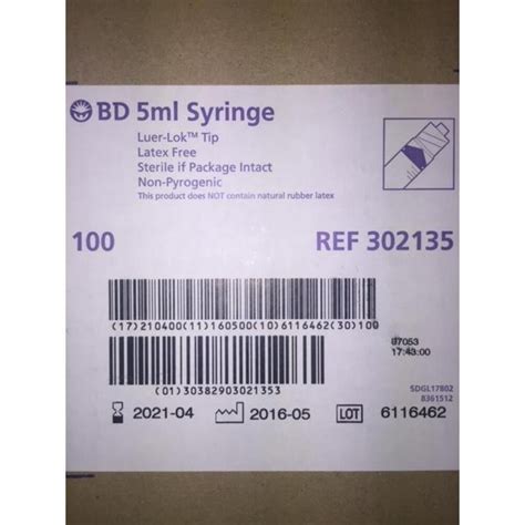 Bd Plastipak Syringe Luer Lok Tip Without Needle Single Medisa