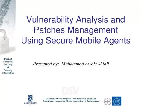 Ppt Vulnerability Analysis And Patches Management Using Secure Mobile Agents Powerpoint