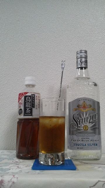 【カクテルレシピ】「テキーラ・ウーロン」 自宅でカクテル 380杯目 Plus X Cocktail