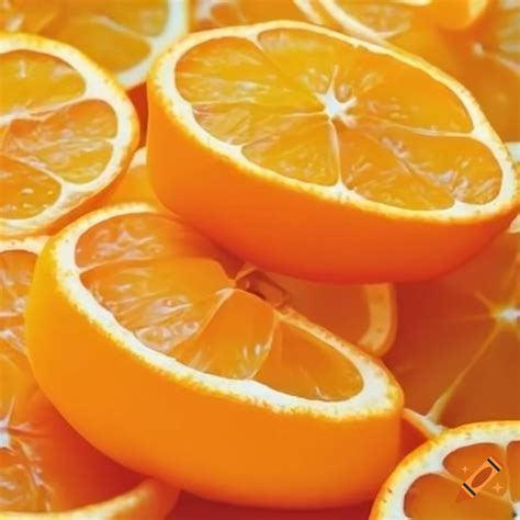 Orange Slices In Abundance On Craiyon