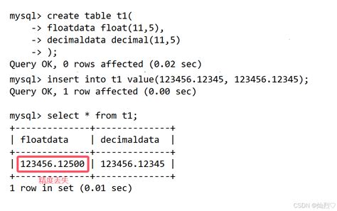 Mysql数据类型mysql Int Tinyint Csdn博客