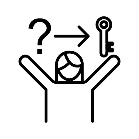 Problem Solving Skills Icon Black And White Sign 47847230 Vector Art At