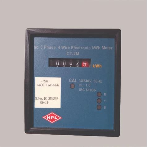 HPL A CT Three Phase Panel Mounted LCD Meter PAMCT M At Piece Phase Digital