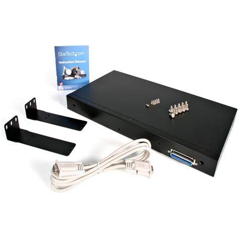 Startech Com 1u 17 Rackmount Lcd Console With 16 Port Ip Kvmcontrol