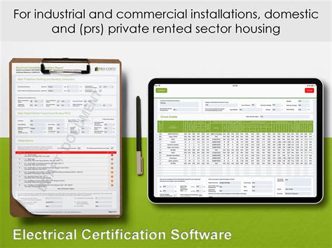Electrical Certification Software Eicr Software