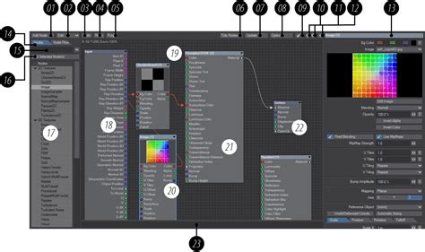 Node User Interface Overview Lightwave
