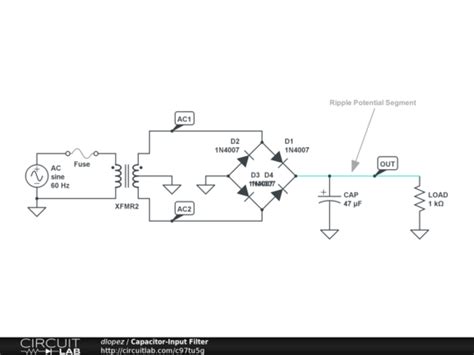 Capacitor Input Filter Circuit Diagram Circuit Diagram