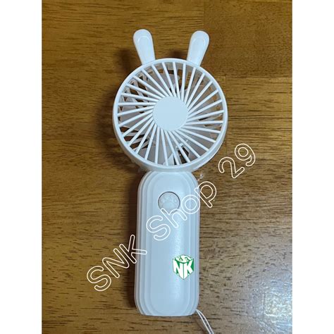 พัดลมพกพา Usb ชาร์จ แบบพกพา Mini Fan พัดลมตั้งโต๊ะ ขนาดเล็ก พัดลมมือถือ สีพาสเทล ดีไซน์รูปแบบ
