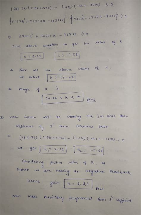 Solved Problem 1 The Forward Transfer Function Of A Unity Feedback